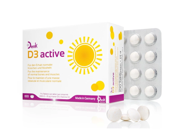 D3 Active Denk - Bổ sung vitamin D3 giúp chắc khỏe xương, tăng cường m ...