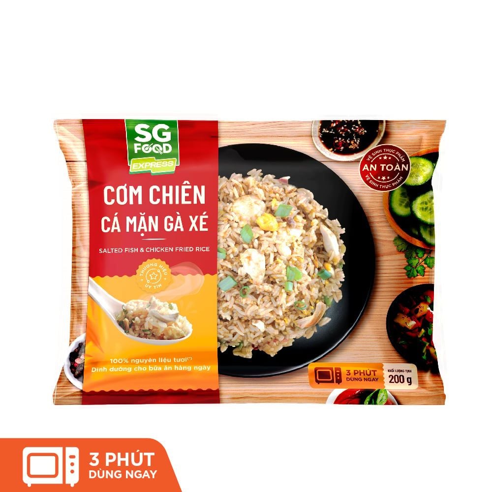 Cơm chiên cá mặn gà xé 200g