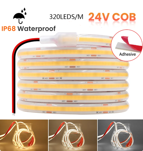 Led dây COB 24V 100m IP65, IP67, IP68 – EDISUN