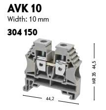 Screw Type Terminal Block - AVK 10 – EDISUN