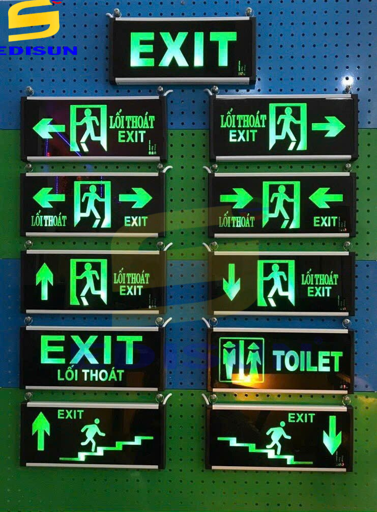 Đèn exit chỉ dẫn thoát hiểm hai bên EDI-TH-07 – EDISUN