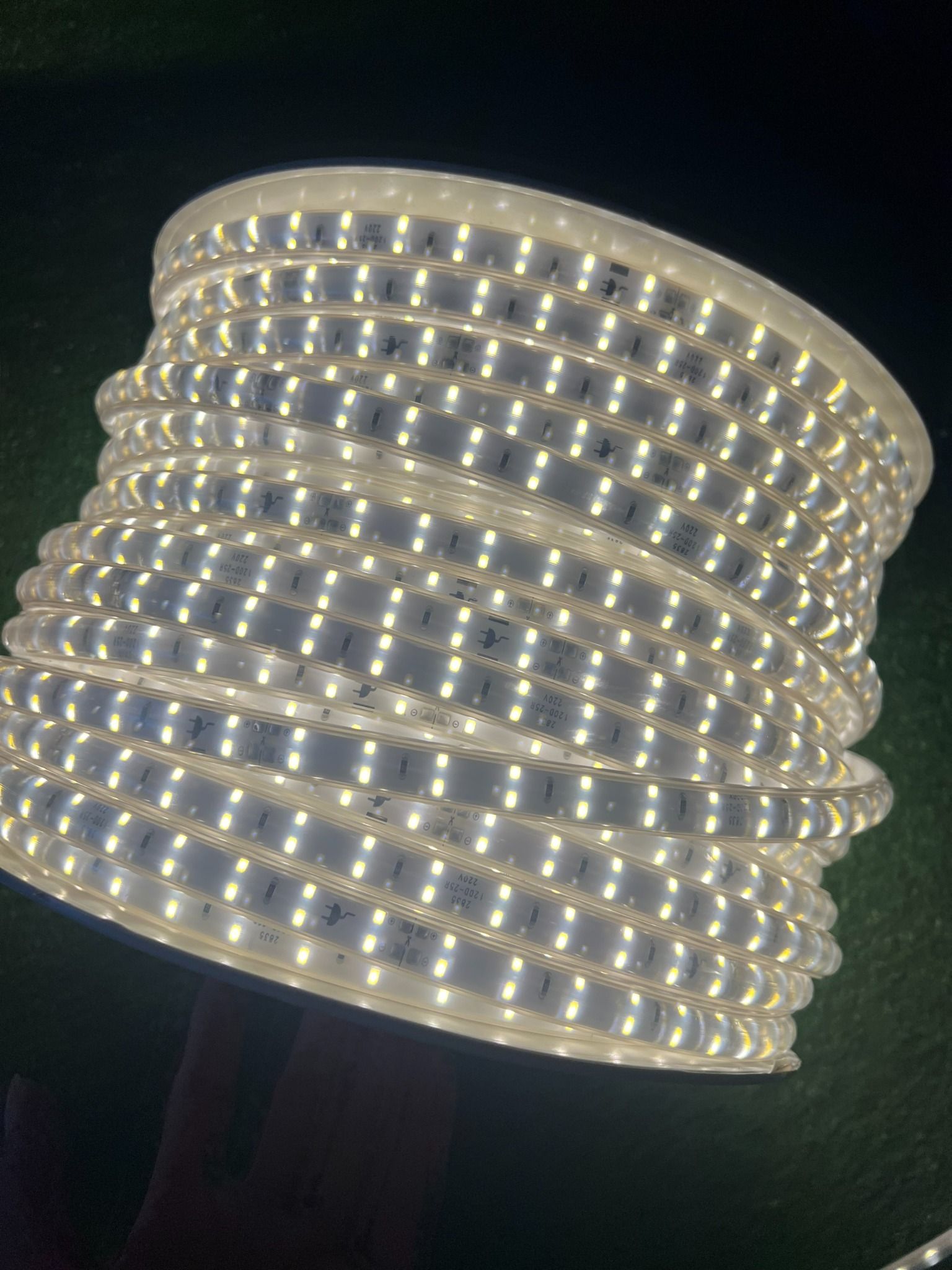 Led dây 220V 2 hàng led - 20cm điểm cắt dây đồng – EDISUN