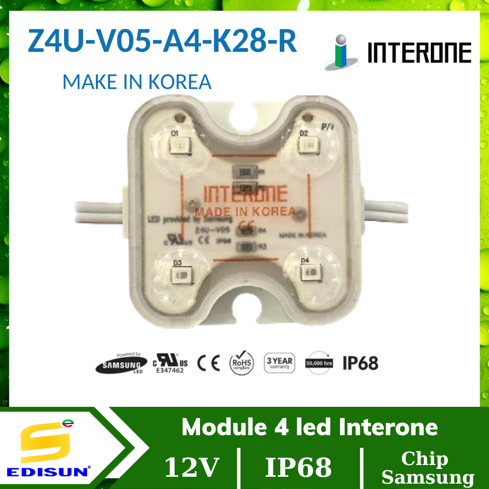 Module 4 led Interone Z4U-V05-A4-K28-R – EDISUN