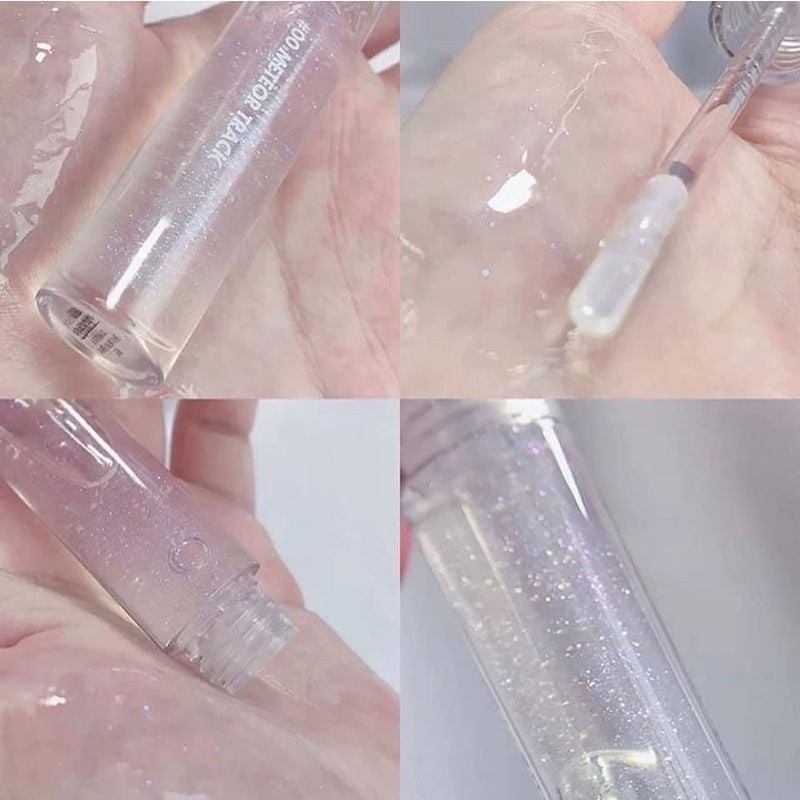 Son Tint Bóng Không Màu Nhũ Nhẹ Romand Glasting Water Gloss 00 Meteor