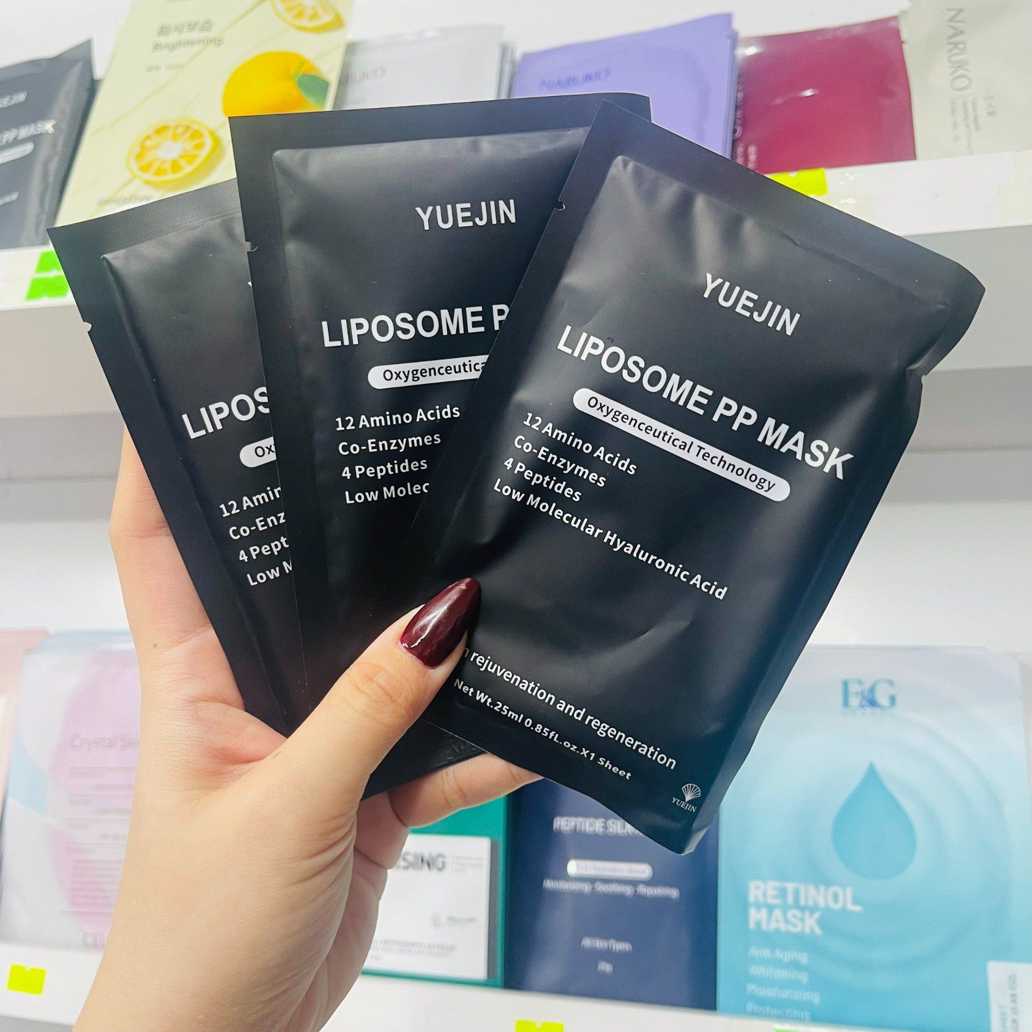 Mặt Nạ Yuejin Liposome PP Mask Phục Hồi, Cấp Ẩm Đa Tầng 25ml– Braind