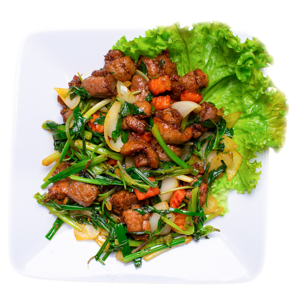 Rau muống xào tỏi – VỊT 34