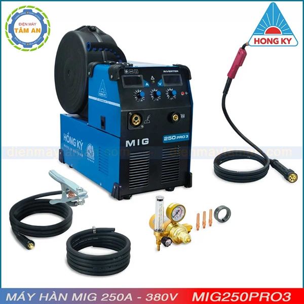 Máy hàn MIG 250A Hồng Ký PRO MIG250PRO3 – Điện Máy Tâm An
