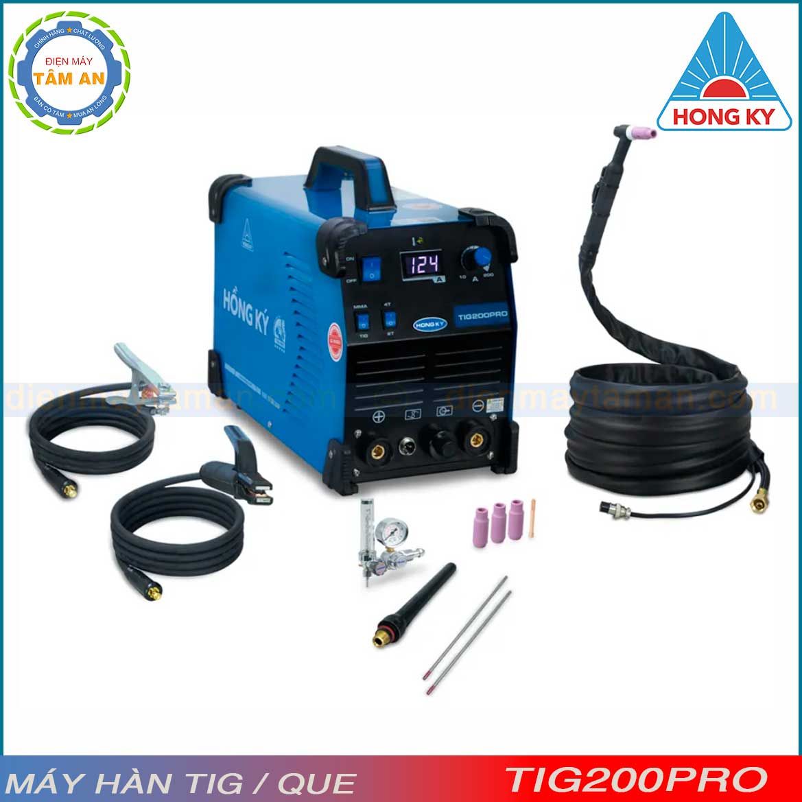Máy hàn TIG/QUE hồng ký Pro TIG200PRO - đa năng - mạnh mẽ -tiết kiệm ...