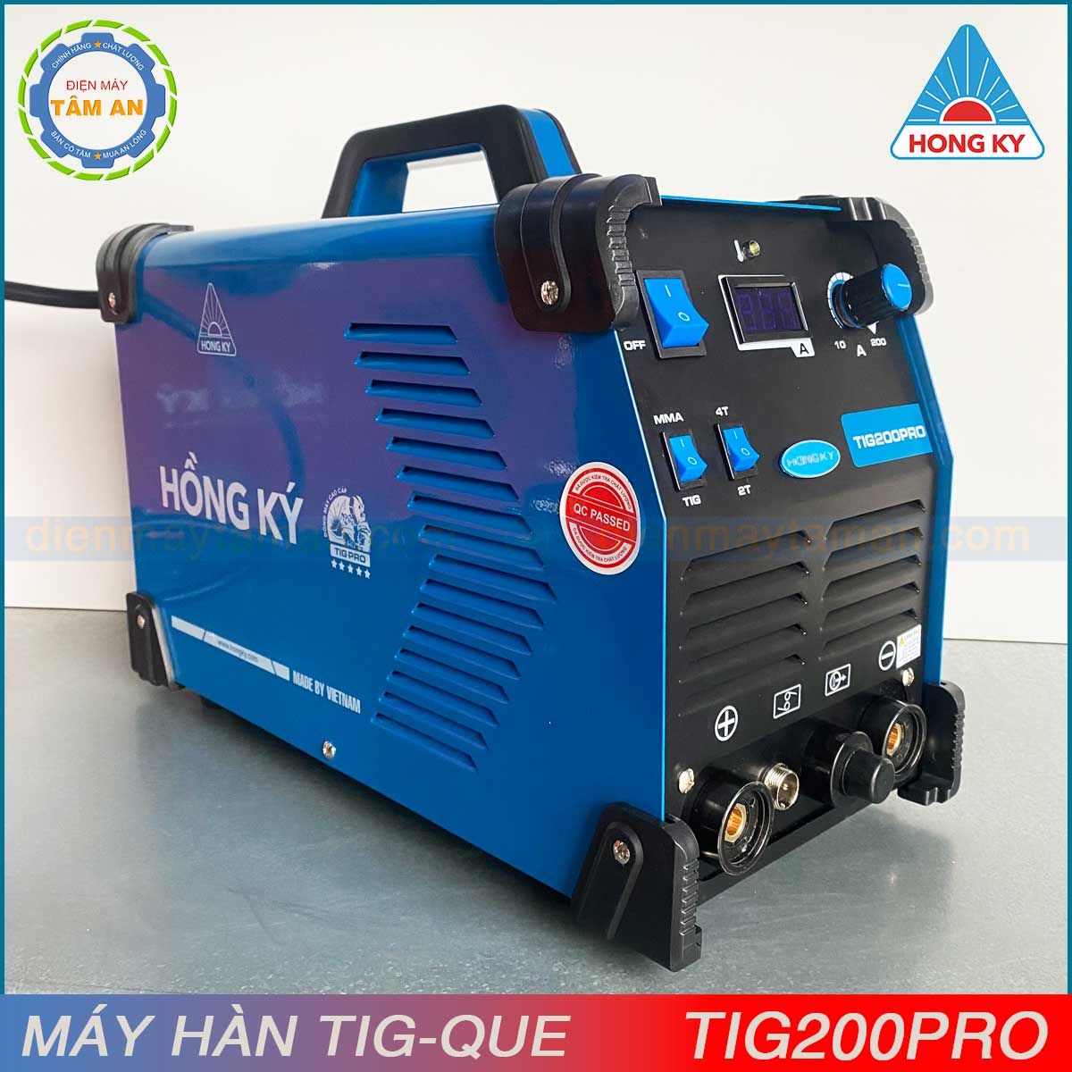 Máy hàn TIG/QUE hồng ký Pro TIG200PRO - đa năng - mạnh mẽ -tiết kiệm ...