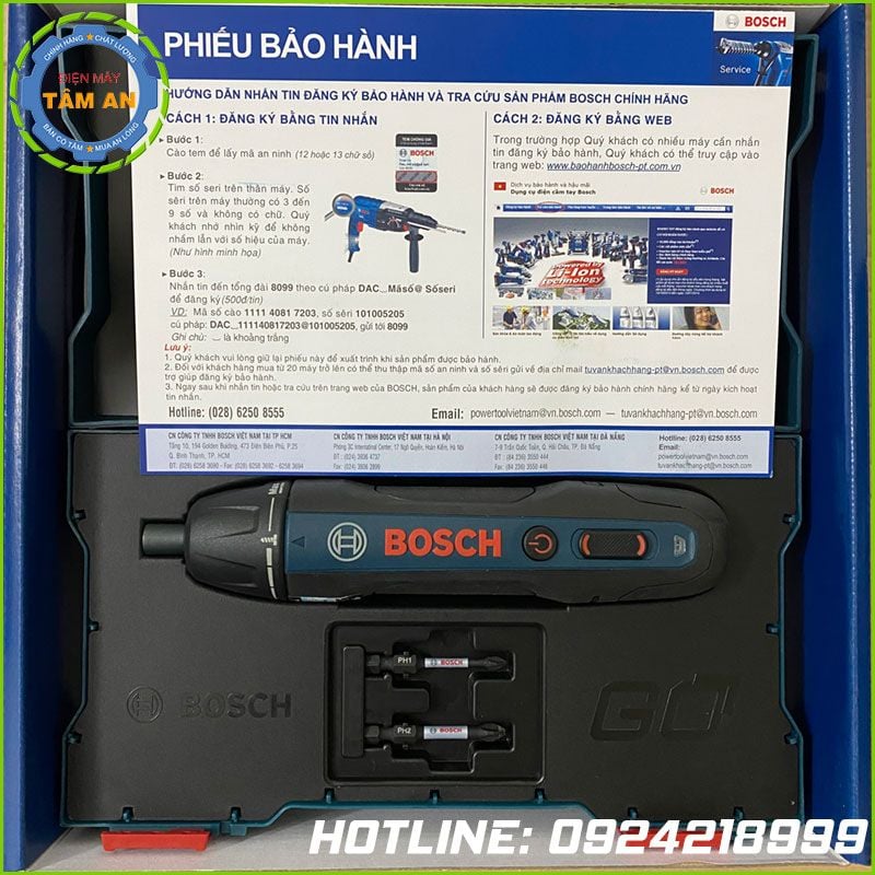 Máy vặn vít dùng PIN BOSCH GO GEN 2 thế hệ mới – Điện Máy Tâm An