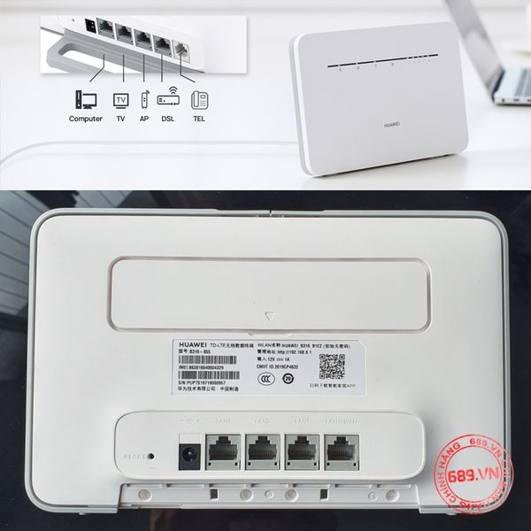 Bộ Phát WiFi Huawei B316-855 Tốc Độ 4G 150Mbps Cho 64 Người Dùng. Shop ...