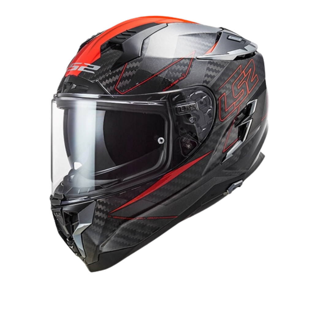LS2 FF327 Challenger Carbon Alloy Chrome Orange – ARROW VIETNAM
