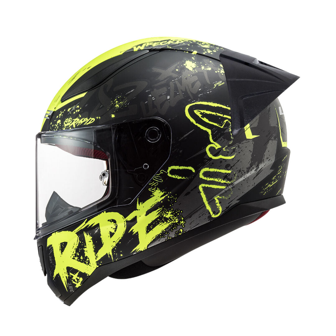 LS2 FF353 Rapid Masterpiece Black H-V Yellow – ARROW VIETNAM