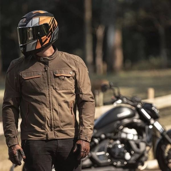 Áo khoác LS2 Bullet Man nâu – ARROW VIETNAM