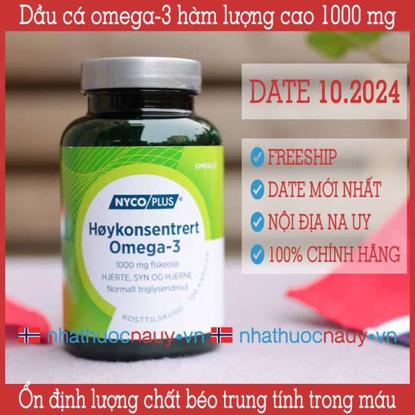 Tổng quan về thuốc omega 3 1000mg Công dụng, liều dùng và tác dụng phụ