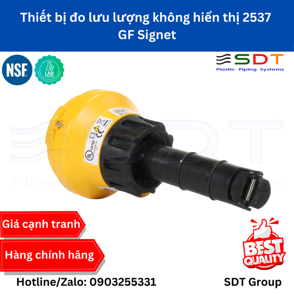 Thiết bị đo lưu lượng không hiển thị 2537 GF Signet SDT: Van, ống nhựa ...