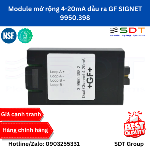 Module mở rộng 4-20mA đầu ra GF SIGNET 9950.398 (dùng cho 9950) SDT ...