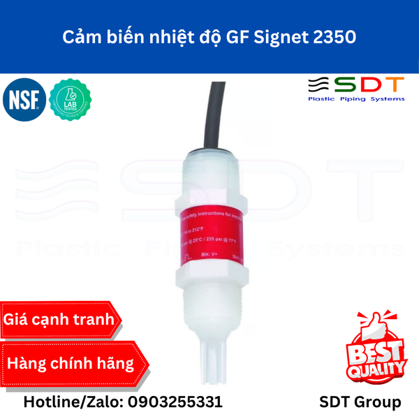 Cảm biến nhiệt độ GF Signet 2350 SDT: Van, ống nhựa công nghiệp No.1