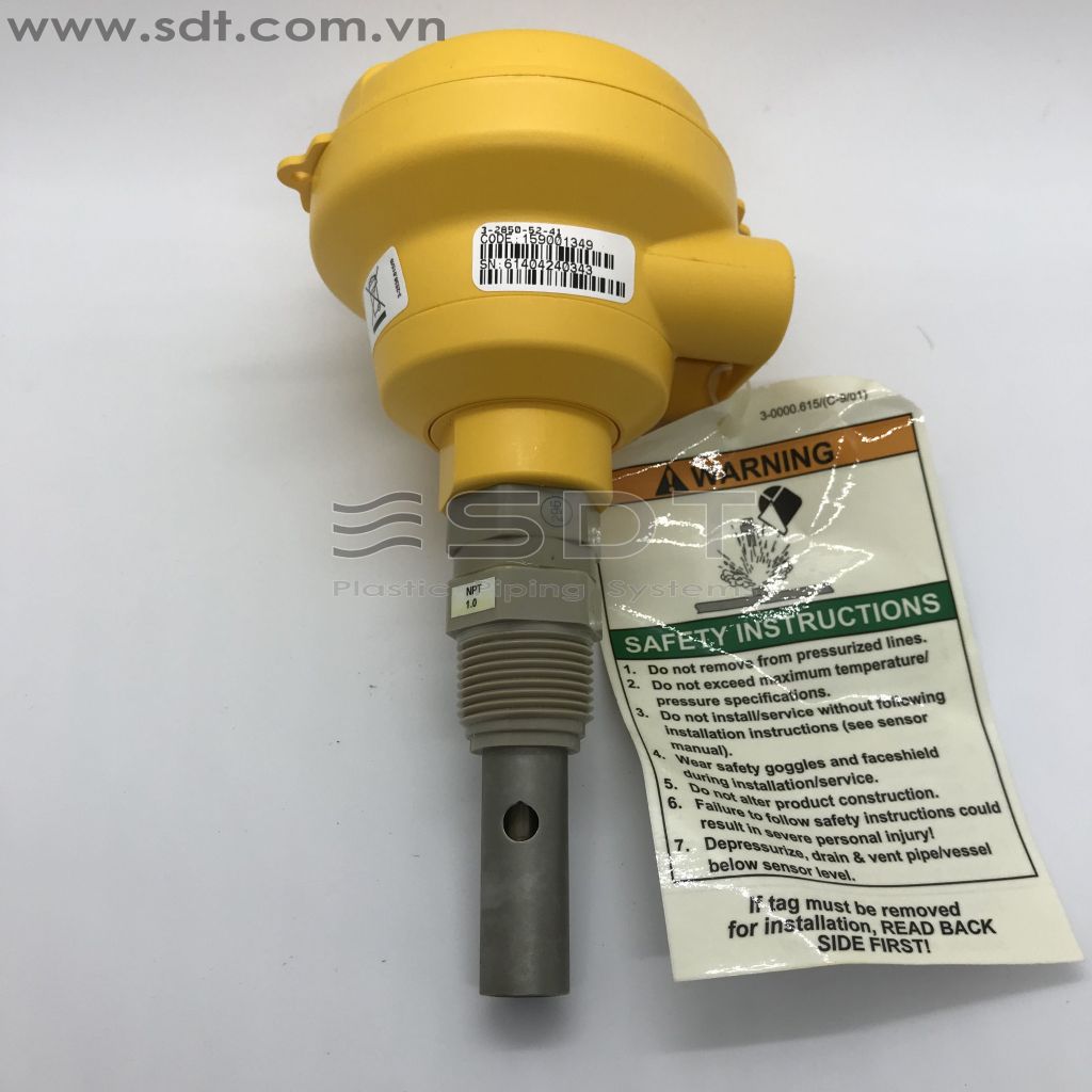 Thiết bị đo điện dẫn tích hợp 2850 GF Signet SDT: Van, ống nhựa công ...