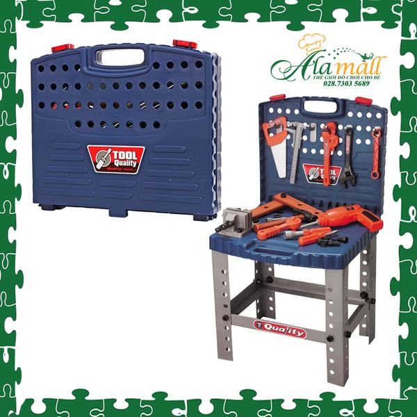 Bộ đồ chơi sửa chữa (xanh) – Thế giới đồ chơi cho bé