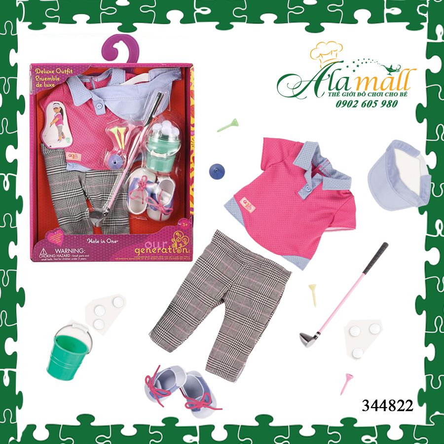 Our Generation Retro Deluxe Outfit - Hole In One – Thế giới đồ chơi cho bé
