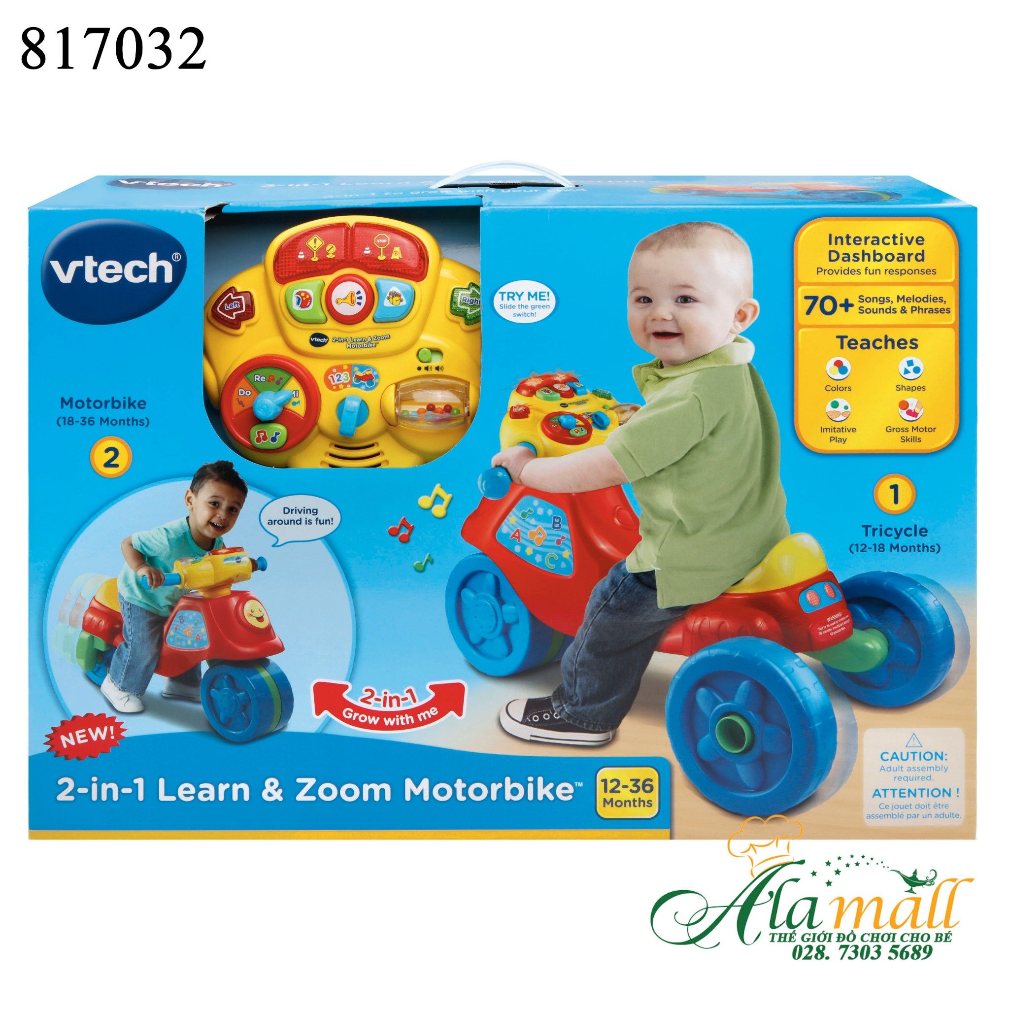 Vtech 2 In 1 Tri To Bike – Thế giới đồ chơi cho bé