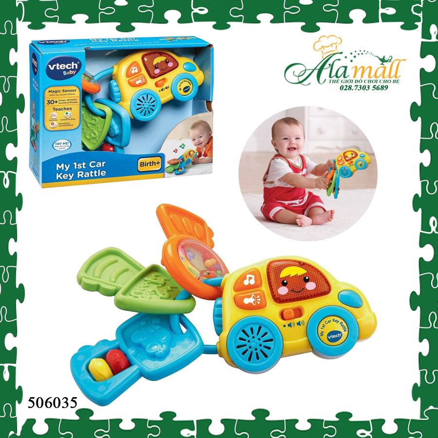 VTech Baby My 1st Car Key Rattle – Thế giới đồ chơi cho bé
