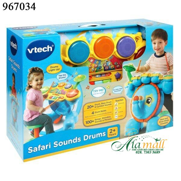 Vtech Safari Sounds Drum Exclusive – Thế giới đồ chơi cho bé
