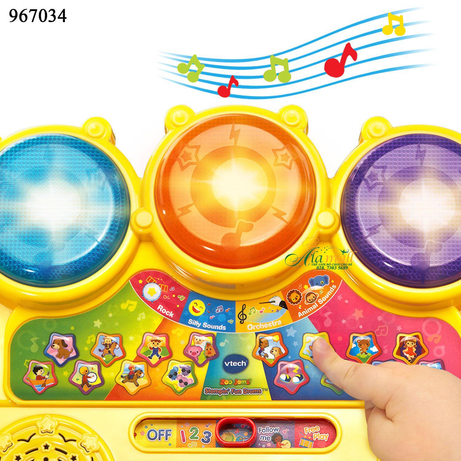 Vtech Safari Sounds Drum Exclusive – Thế giới đồ chơi cho bé