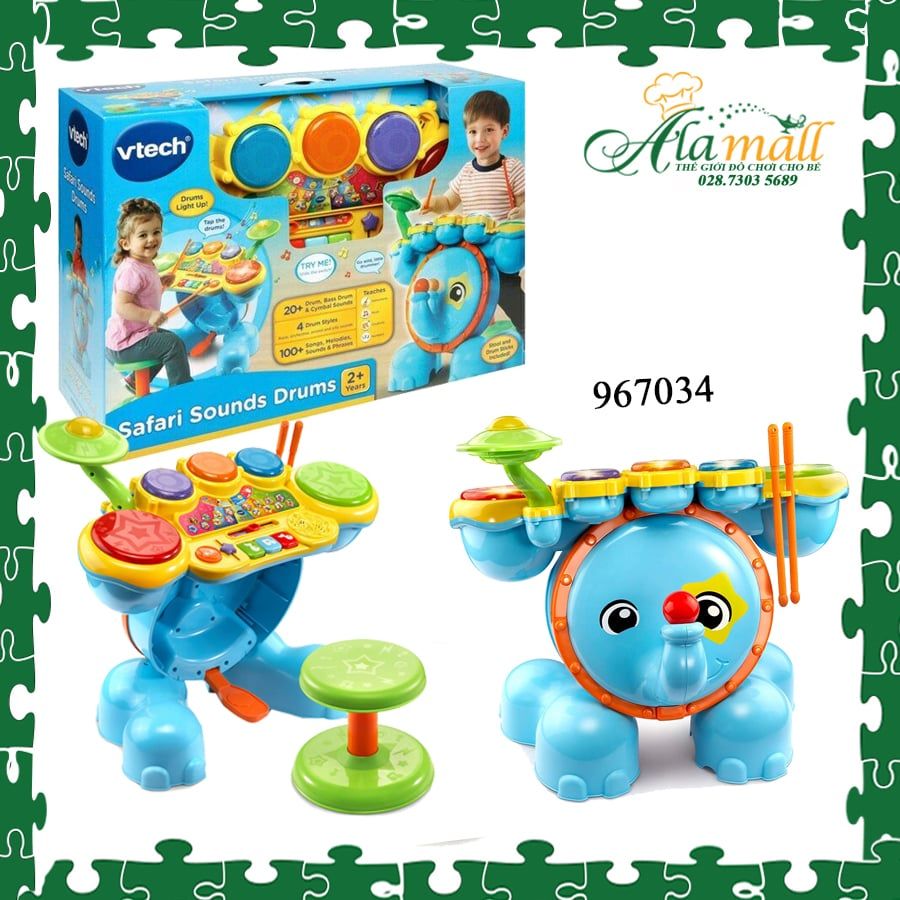 Vtech Safari Sounds Drum Exclusive – Thế giới đồ chơi cho bé