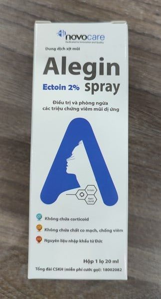 Xịt mũi Novocare Alegin Spray Ectoin 2% 20ml viêm mũi dị ứng – Minh Anh ...