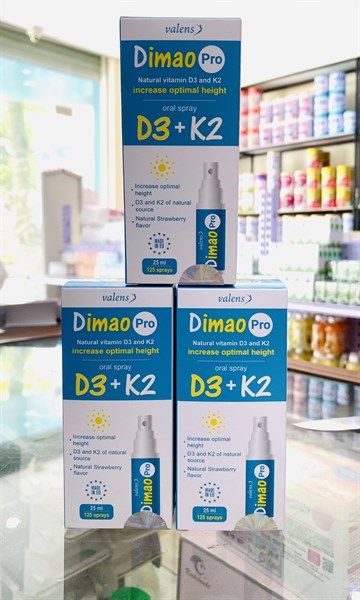 Dimao Pro D3K2 Oral Spray bổ sung vitamin D3 và K2 cho bé – Minh Anh ...
