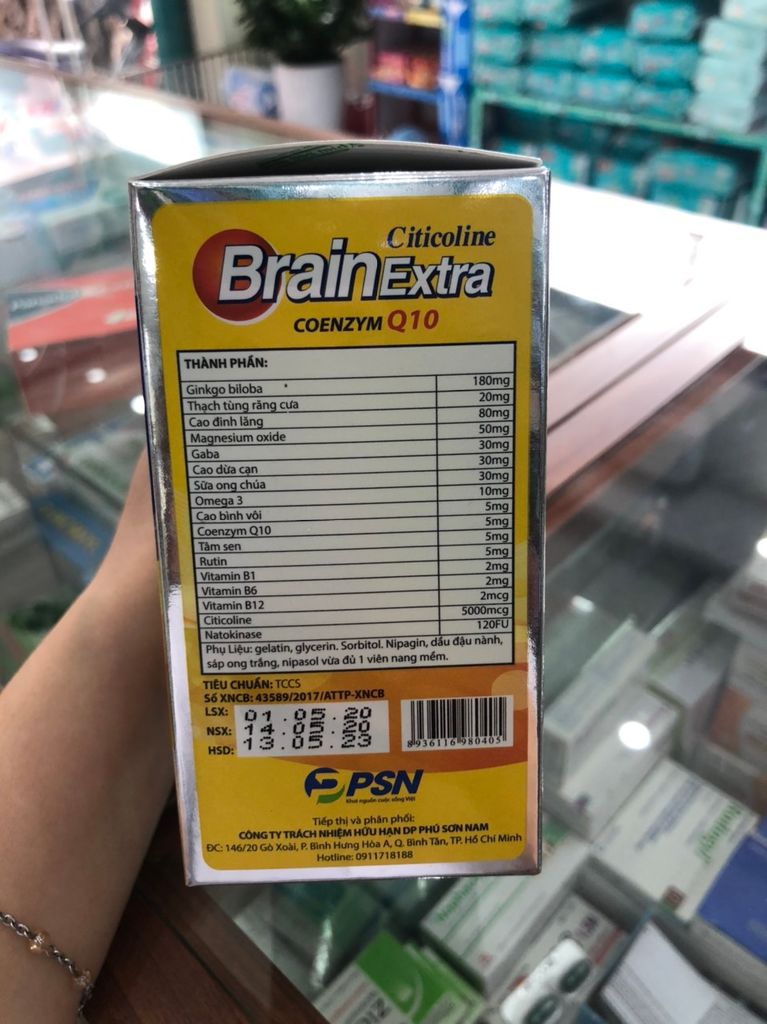 Hoạt huyết dưỡng não Brain Extra hộp 100 viên – Minh Anh Pharmacy Chain ...