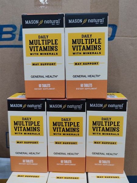 MASON NATURAL MULTIPLE VITAMINS, CHAI 60 VIÊN – Minh Anh Pharmacy Chain ...