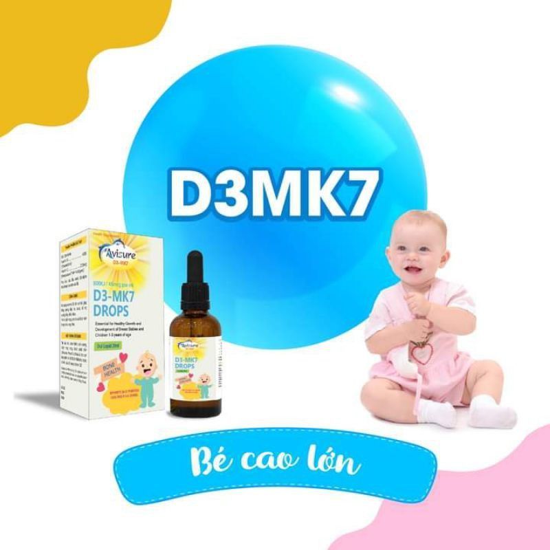 Dung dịch bổ sung D3K2 cho trẻ sơ sinh Avisure D3-MK7 Drops lọ 20ml – Minh Anh Pharmacy Chain ...