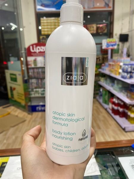 Nhũ tương dưỡng ẩm cho trẻ sơ sinh viêm da cơ địa Ziaja Med Atopic 400 – Minh Anh Pharmacy Chain ...