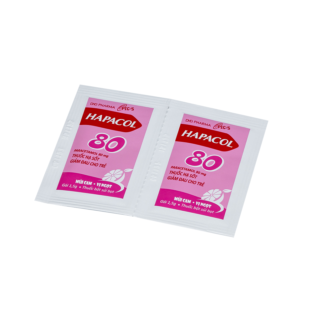 Hapacol 80mg hạ sốt cho trẻ sơ sinh dưới 1 tuổi – Minh Anh Pharmacy ...