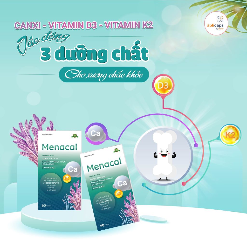 Menacal bổ sung Canxi tự nhiên và D3K2 cho mẹ mang thai và cả gia đình – Minh Anh Pharmacy Chain ...