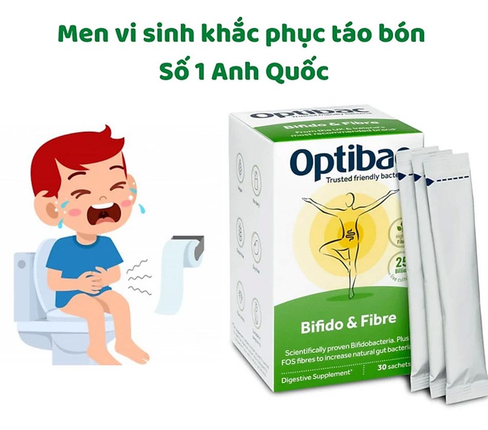 Men vi sinh Optibac Bifido & Fibre Probiotics xanh ngừa táo bón cho tr – Minh Anh Pharmacy Chain ...