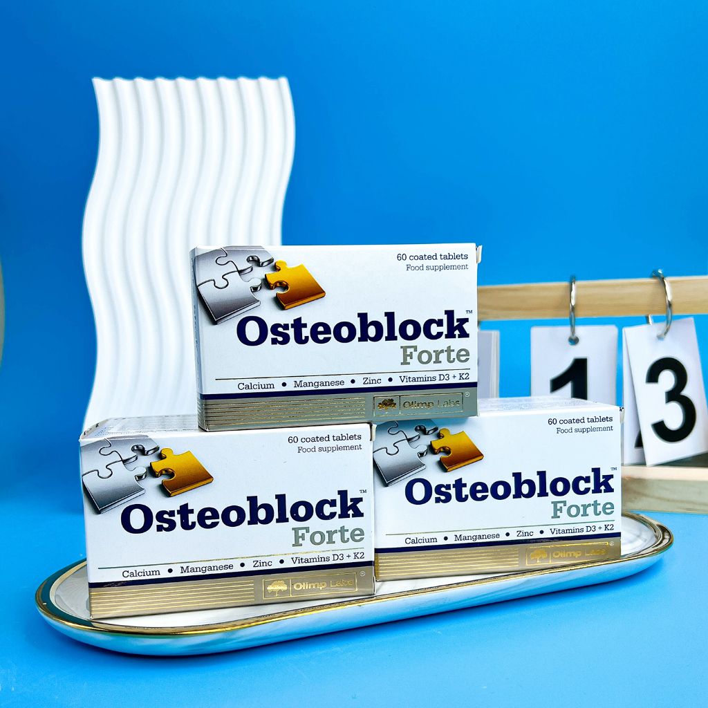 Thực phẩm bảo vệ sức khỏe Osteoblock Forte - Giúp bổ sung Canxi và Vit ...
