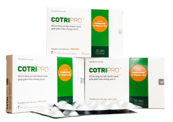 Viên uống Cotri Pro cho người bị trĩ hộp 20 viên – Minh Anh Pharmacy ...