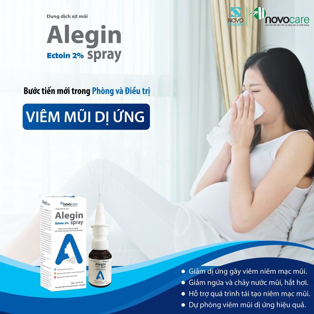 Xịt mũi Novocare Alegin Spray Ectoin 2% 20ml viêm mũi dị ứng – Minh Anh ...