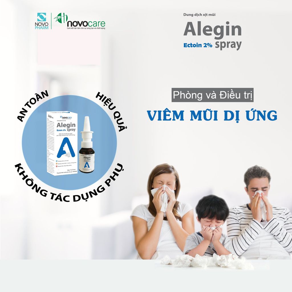 Xịt mũi Novocare Alegin Spray Ectoin 2% 20ml viêm mũi dị ứng – Minh Anh ...