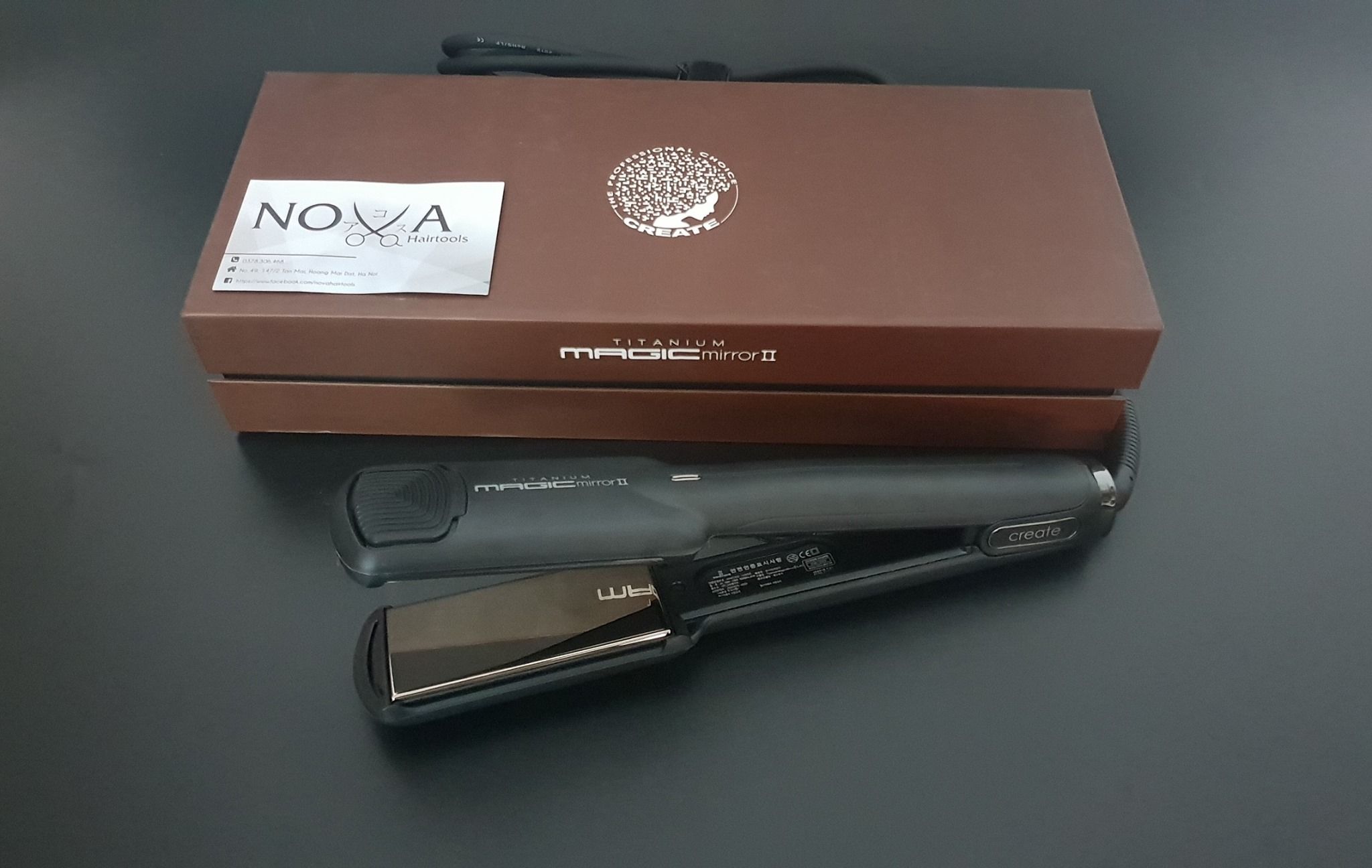 CREATE TITANIUM - Máy là – NOVA HAIR TOOLS