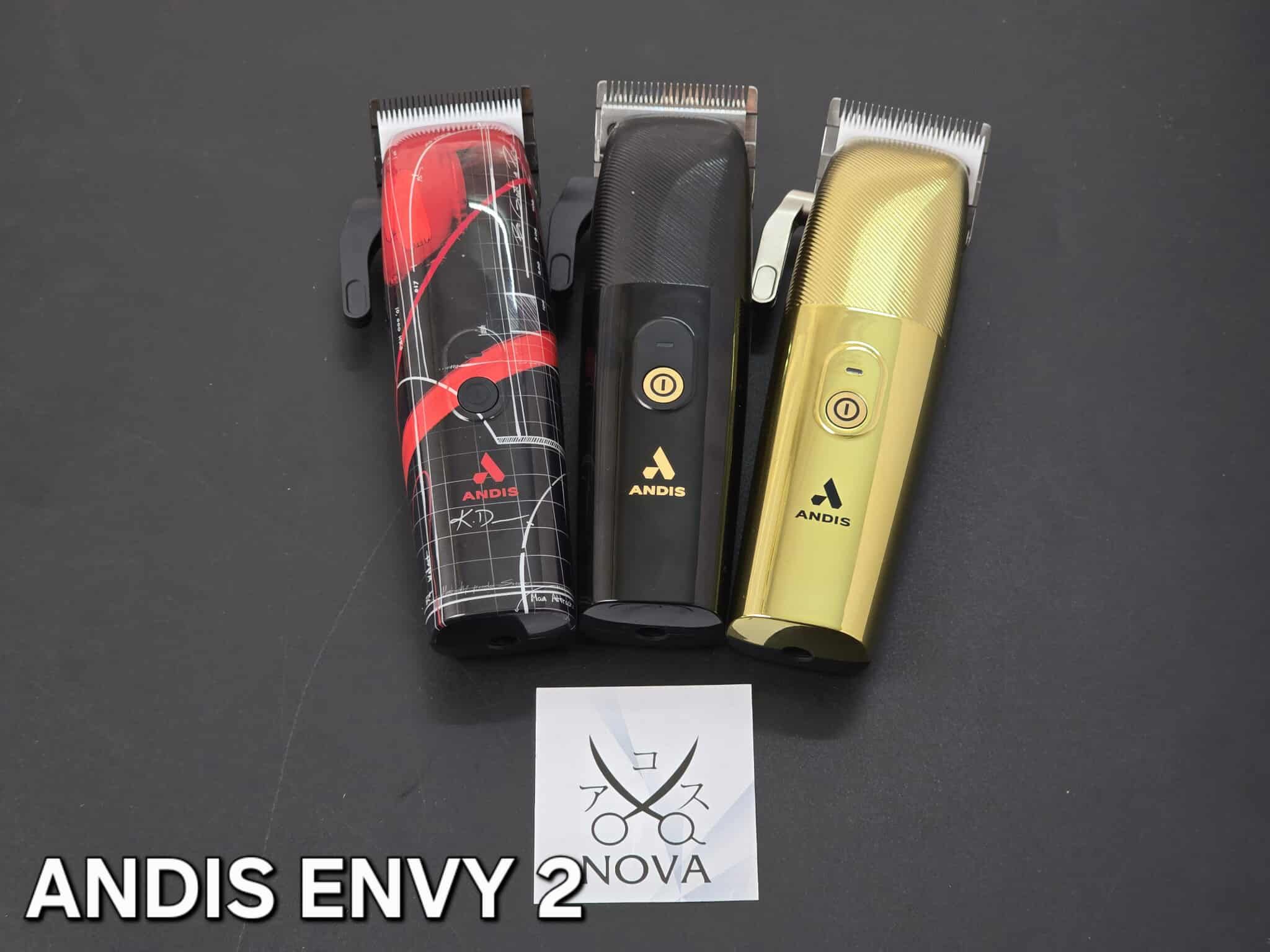 Andis - Envy II Cordless Clipper Premier Edition – NOVA HAIR TOOLS