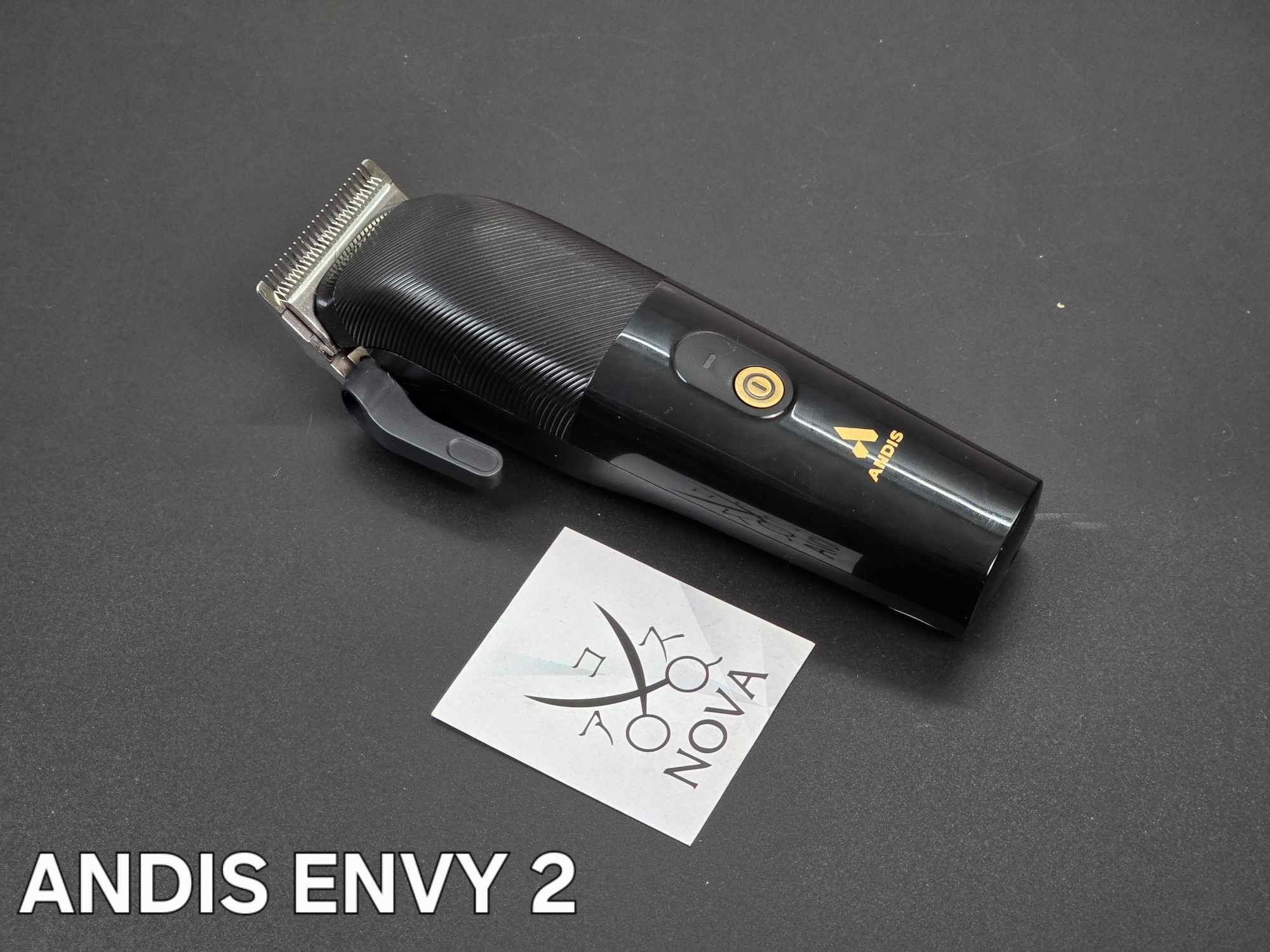 ANDIS - Cordless Envy II Clipper – Basic Black – NOVA HAIR TOOLS