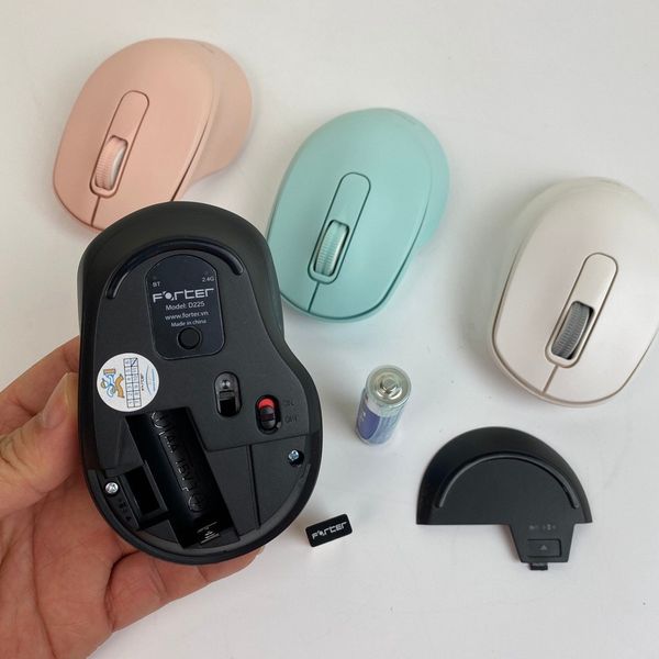 Chuột Bluetooth + Không dây chính hãng Forter D225 – Phụ kiện giá xưởng