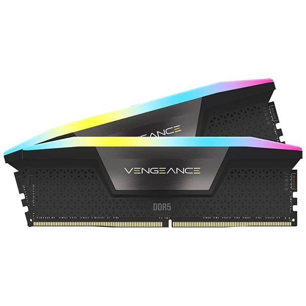 Kit Ram Corsair DDR5 32GB (2x16GB) 5600MHz DIMM, Vengeance RGB Black H ...