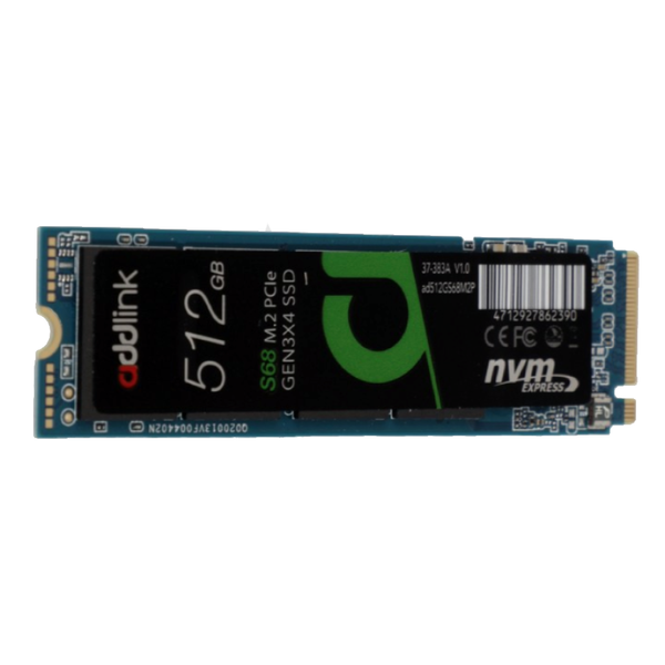 SSD Addlink 512GB M2 2280 PCIe Gen 3x4 NVMe (S68) – Vi Tính Mạnh Quý