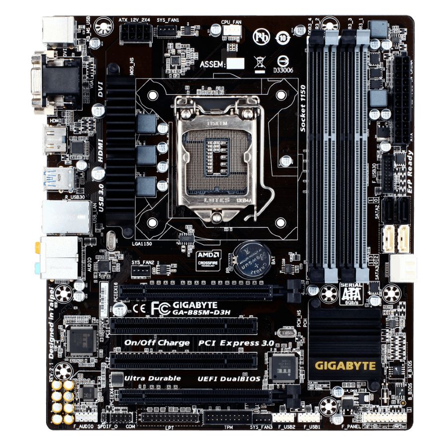 Mainboard Gigabyte B85M-D3H – Vi Tính Mạnh Quý